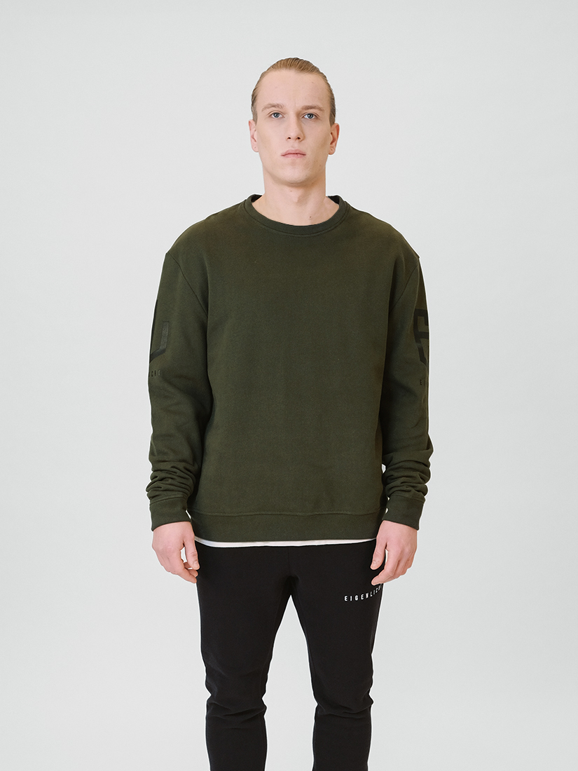 Sweater EL dark green - eigenlicht